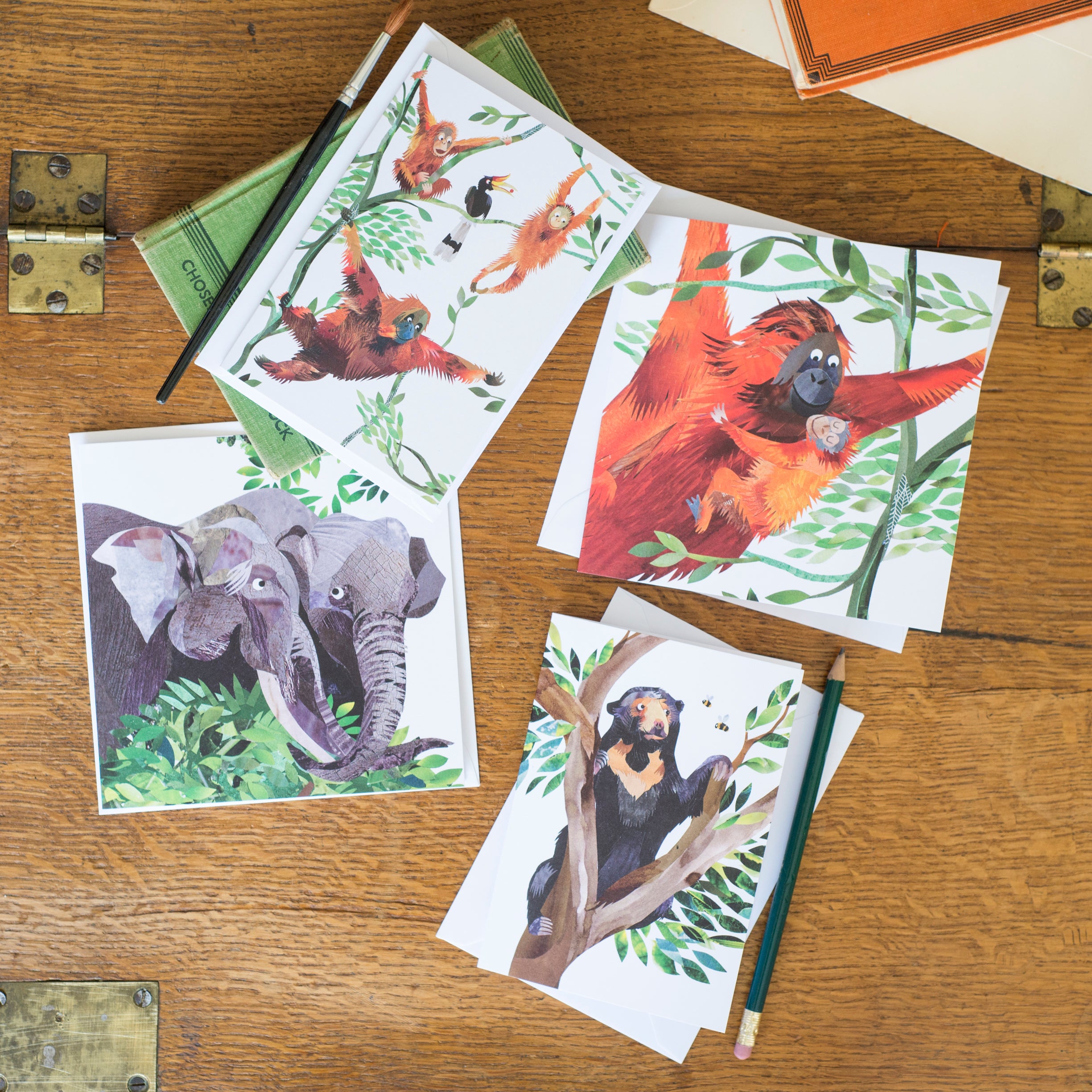 Animal Greetings Cards - 100% Recycled | Kate Slater Illustration Store