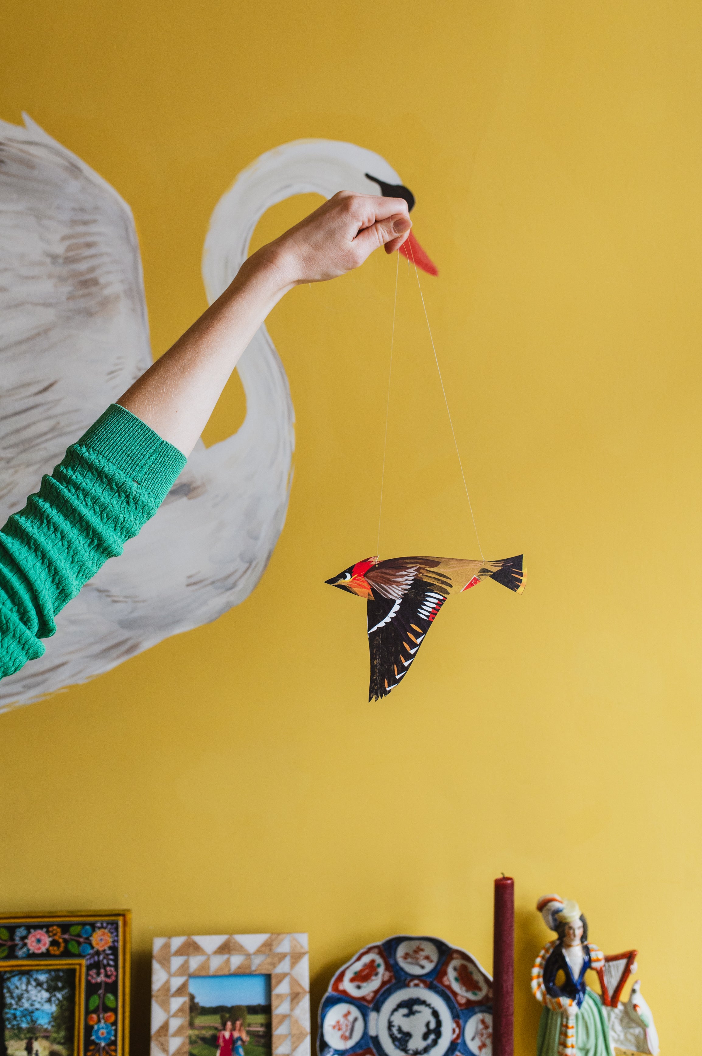 Waxwing Decorative Bird Art | Kate Slater – Kate Slater Illustration